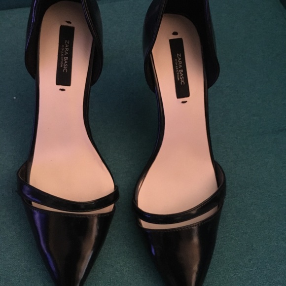 Zara | Shoes | Zara Basic Collection Black 3inch Heel | Poshmark